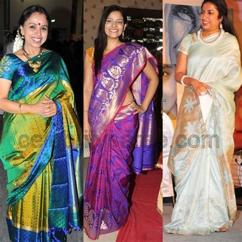 Traditional Silk Sarees Saree Blouse Patterns