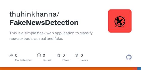 github thuhinkhanna fakenewsdetection this is a simple flask web