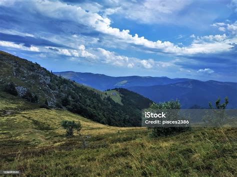 보주 지역의 아름다운 알프스와 함께 완만한 언덕을 바라보며 숨막히는 전경을 감상할 수 있습니다 보주 데파르트망 프랑스에 대한 스톡 사진 및 기타 이미지 Istock