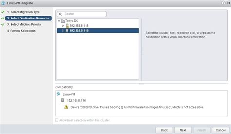 use vsphere vmotion vmware esxi