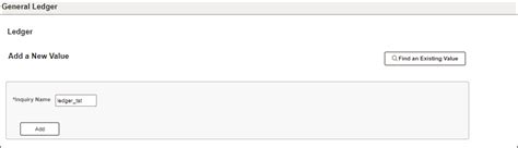 GL Inquiring On General Ledger Balances