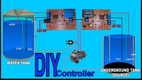 Diy Automatic Water Level Controller With Dry Run Protection Part 2 Youtube