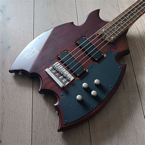 Bellandhead Cassandra Elk Design 5 String 34 Bass 2010s Dark Reverb