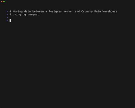 Its So Easy Now To Move Data From Postgresql Into S3 Using Pgparquet