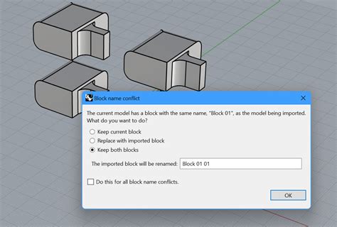 no duplicate block name warning potential bug rhino mcneel forum