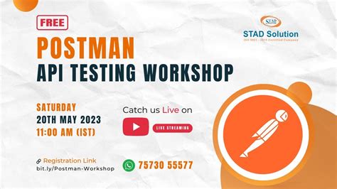 Postman Api Testing Workshop Youtube
