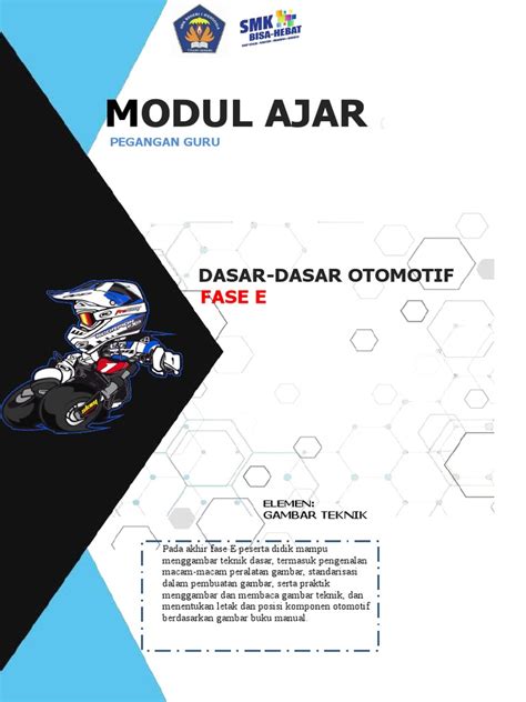 Modul Ajar Gambar Teknik Kodir Pdf