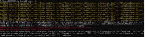 python：通过pip install安装第三方库失败，提示：could not fetch url