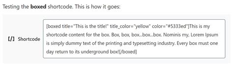 Create A Shortcode In Wordpress With Specific Examples
