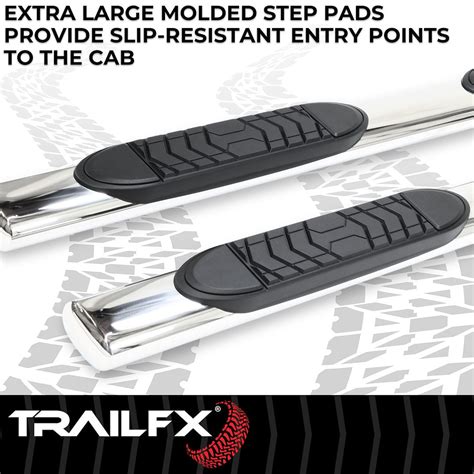 5 Oval Straight Step Bar For Gm Silveradosierra Extended Stainless