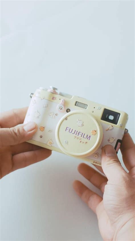 The Cute Fuji Camera Paired With The Cute Stickers Is Simply Amazing