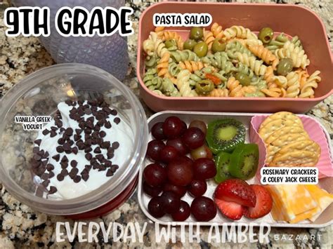 Easy And Healthy Fifth Grade Pasta Salad Lunch Idea For Middle School