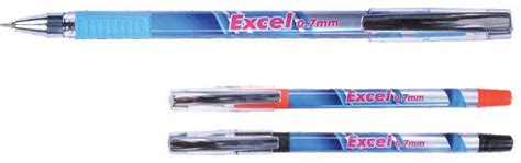Black Round Plastic Excel Ballpoint Pen For Writing Length 4 6inch At Rs 6 In Chennai