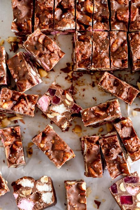 Throw Together Rocky Road 5 Ingredients Cloudy Kitchen