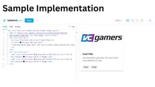 Introduction To Tailwind CSS Berkenalan Dengan Tailwind CSS Pptx