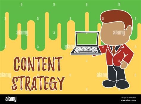Conceptual Hand Writing Showing Content Strategy Concept Meaning Create Marketing Plan Using