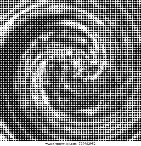 Halftone Radial Black White Vector Pattern Stock Vector Royalty Free 792963952 Shutterstock