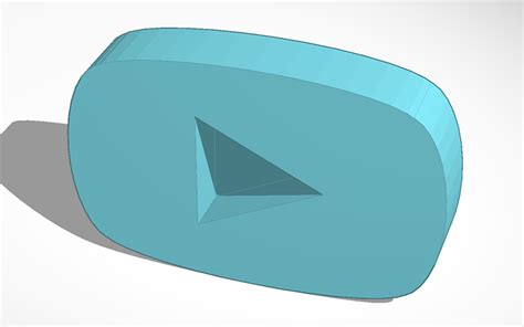 3d design play button tinkercad