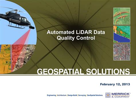 Automated Lidar Data Quality Control Ppt