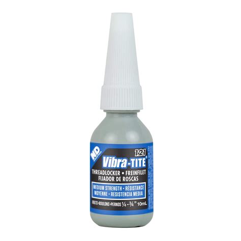 Vibra Tite 12110 Medium Strength Removable Blue Threadlocker 10ml