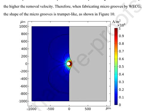 Electrolyte Current Density Distribution T 1 S The Black Curves