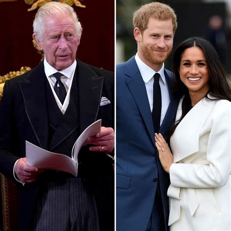 King Charles III Has Prince Harry, Meghan Markle Photo on Desk | Us Weekly