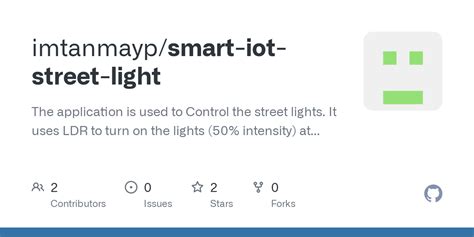 GitHub Imtanmayp Smart Iot Street Light The Application Is Used To Control The Street Lights