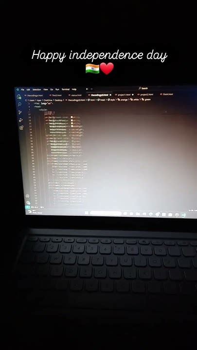 Happy Independence Day🇮🇳 ️ Coding Html Css Youtube