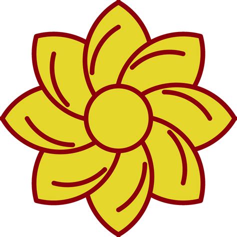 Floral Design Line Two Color Icon 42855534 Vector Art At Vecteezy