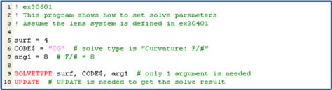 Zemax Programming Language 36 Solve Open Source Photonics