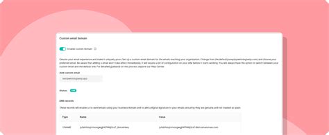 use a custom email domain winningtemp