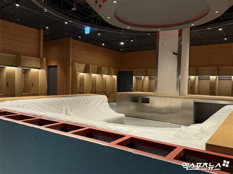 호텔급 라커룸 한화 선수단 환경 천지개벽대전 신구장 한화생명 볼파크 미리 둘러보니 대전 현장