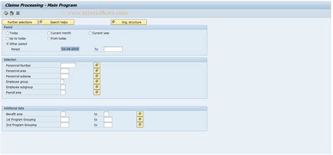 HRCLM SAP Tcode Record Claims