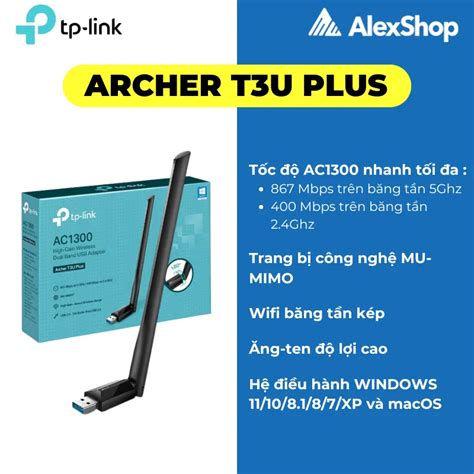 B Chuy N I Wi Fi Tp Link Archer T U Plus Usb B Ng T N K P L I Cao Alexshop Vn