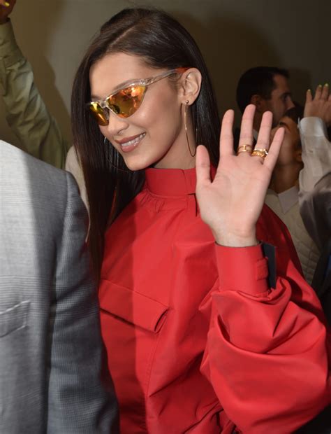 Bella Hadid Pantyless Out And About In Paris France Upskirtstars