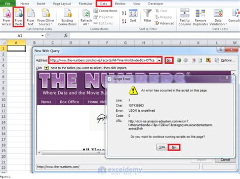 How To Import Data From A Website To Excel Exceldemy