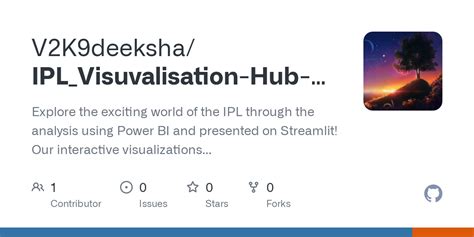 Github V2k9deeksha Ipl Visuvalisation Hub Unveiling The Cricket Carnival With Data Explore