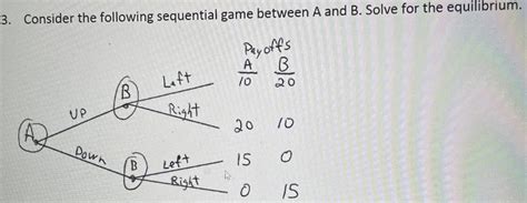 solved consider the following sequential game between a and
