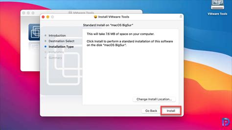 Install VMware Tools On MacOS Big Sur