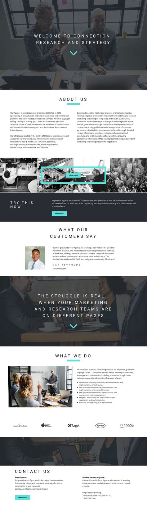 development strategy css template by nicepage