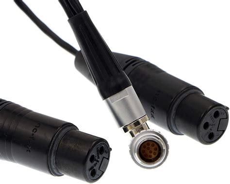 Xlr Breakout Audio Input Cable For Atomos Shogun Monitor Recorder Right Angle 10 Pin To Dual Xlr