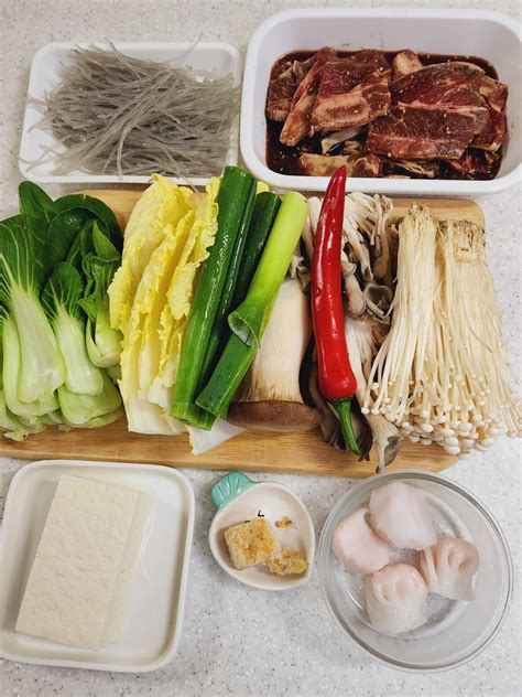 La갈비전골 레시피 소고기 버섯전골 만드는법 연말연시 손님초대요리
