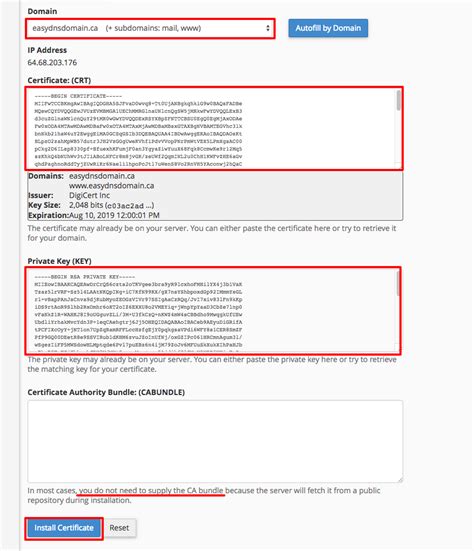 How To Install An SSL Certificate With EasyWEB CPanel EasyDNS Knowledge Base