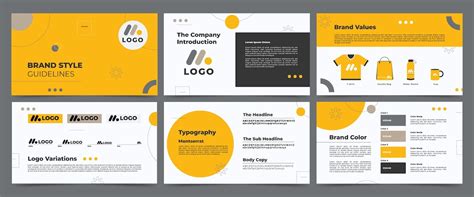 Разработка фирменного шаблона | Бесплатно векторы