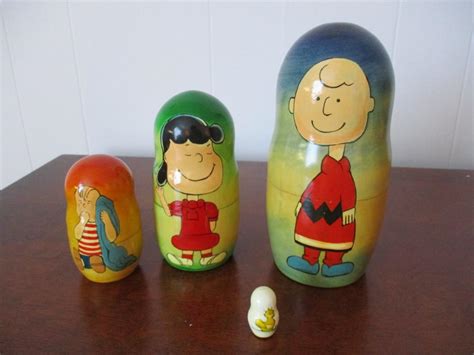 Peanuts Characters Nesting Dolls