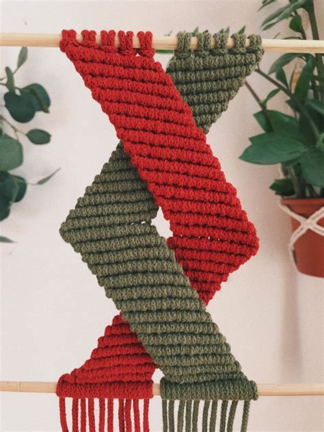 DIY geometric macrame wall hanging tutorial YouTube Artesanato Macramé