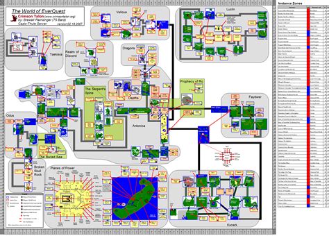 World Map Brewalls Everquest Maps
