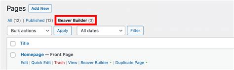 Display Only Beaver Builder Pages Or Posts Beaver Builder Knowledge Base