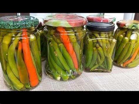 Маринованный Острый ПЕРЕЦ на ЗИМУ Без стерилизации для хранения в ...