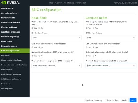 Initial Cluster Setup NVIDIA DGX BasePOD On RHEL Deployment Guide Featuring NVIDIA DGX A